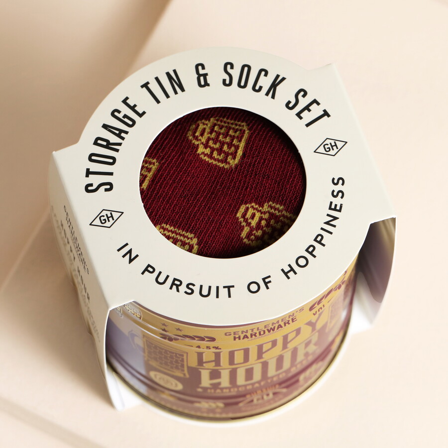Beer Can with Socks | Gentleman's Hardware | Lisa Angel