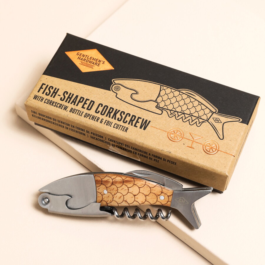 Fish Waiters Corkscrew | Gentleman's Hardware | Lisa Angel