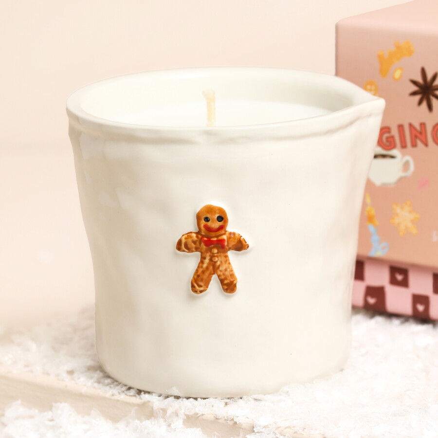 Bistro Gingerbread Ceramic Candle | Paddywax | Lisa Angel