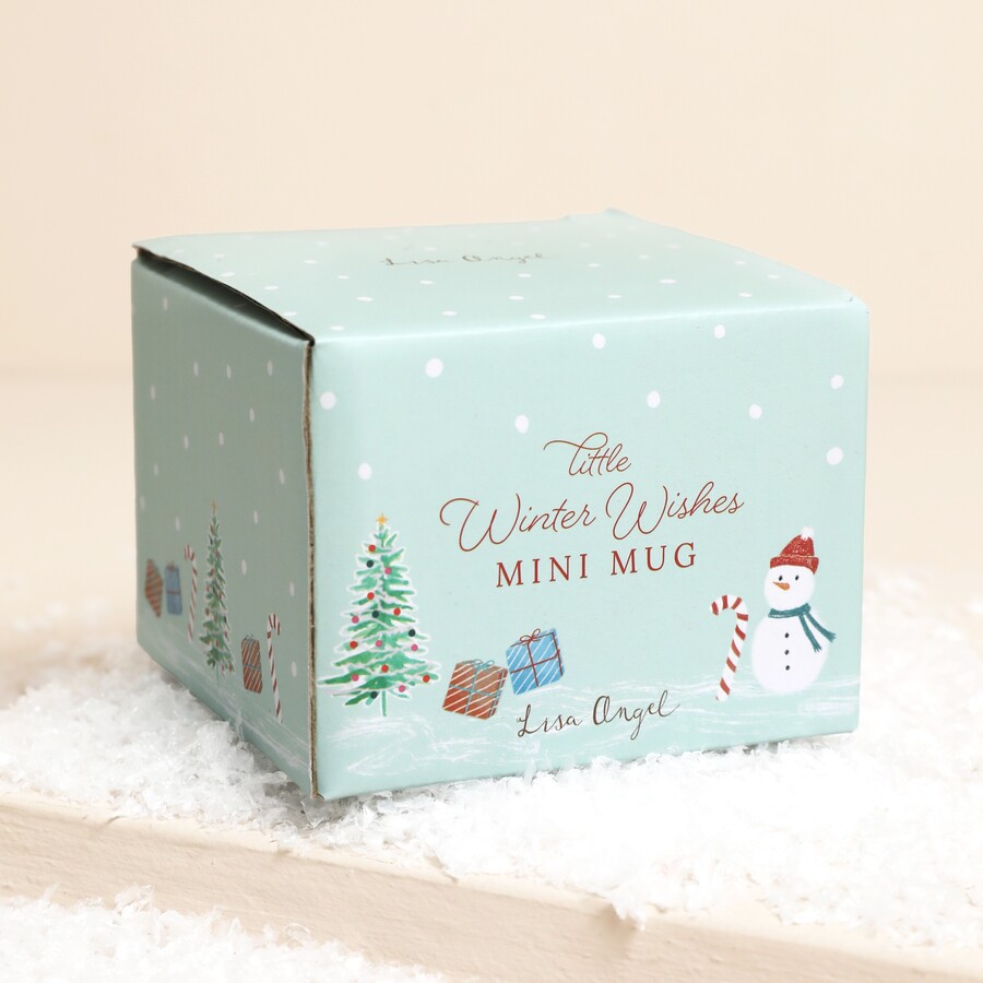 Little Winter Wishes Mini Ceramic Mug | Homeware | Lisa Angel
