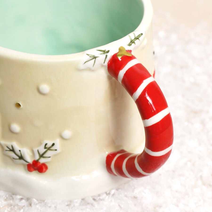 Winter Wishes Festive Ceramic Mug | Homeware | Lisa Angel