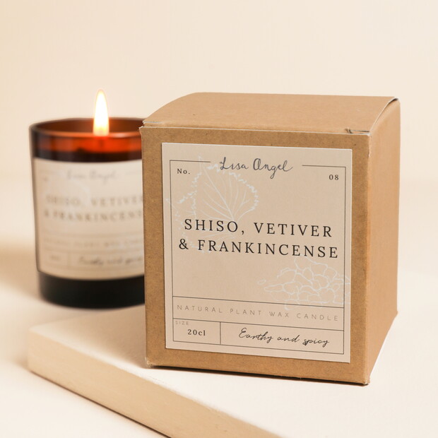 Shiso Vetiver and Frankincense Jar Candle | Homeware | Lisa Angel