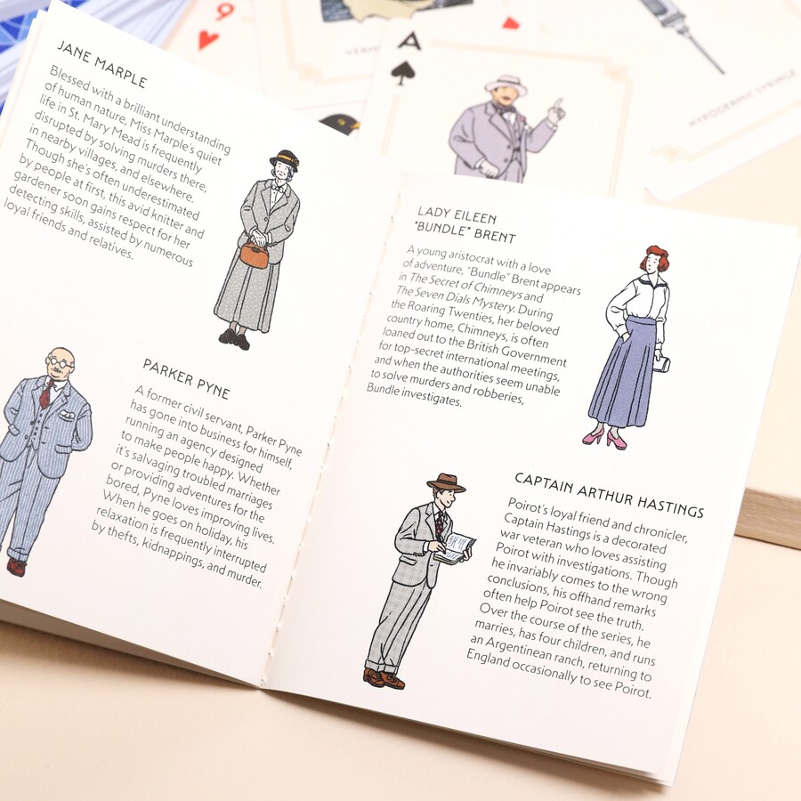 Agatha Christie Playing Cards | Ilya Milstein | Lisa Angel