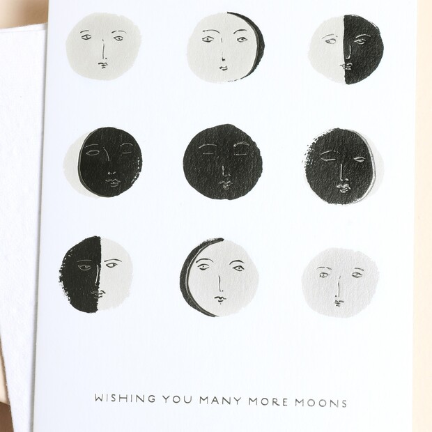 Wishing You Many More Moons Birthday Card | Ohh Deer | Lisa Angel