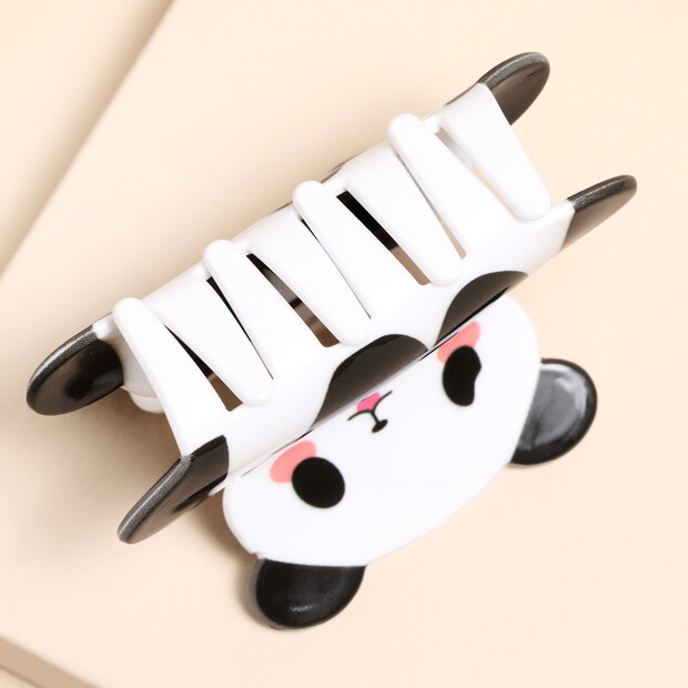 Large Black and White Panda Hair Clip | Accessories | Lisa Angel