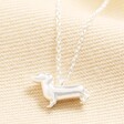 Sterling Silver Sausage Dog Necklace | Jewellery | Lisa Angel