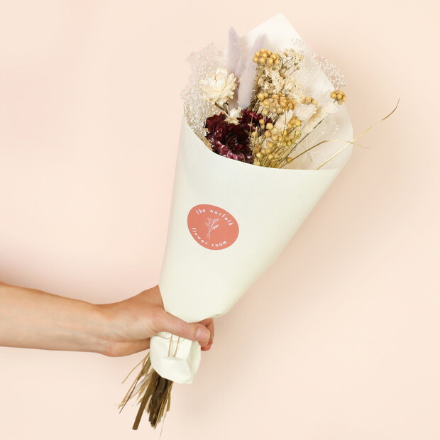 Christmas Market Style Dried Flower Bouquet | The Norfolk Flower Room ...
