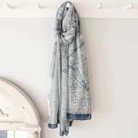 Vintage London Map Scarf | Women's Fashion Scarves | Lisa Angel