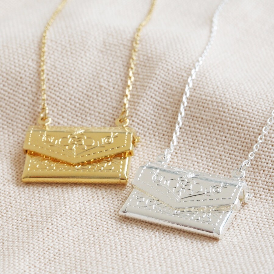 Personalised Graduation Envelope Necklace | Lisa Angel