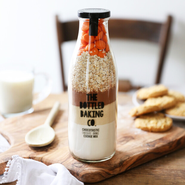 Bottled Baking Co. | Chocolate Orange Cookie Mix | Lisa Angel