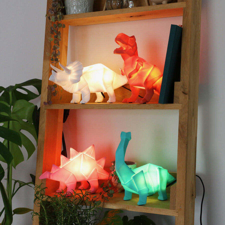 Disaster Designs | Origami Diplodocus Night Light | Lisa Angel