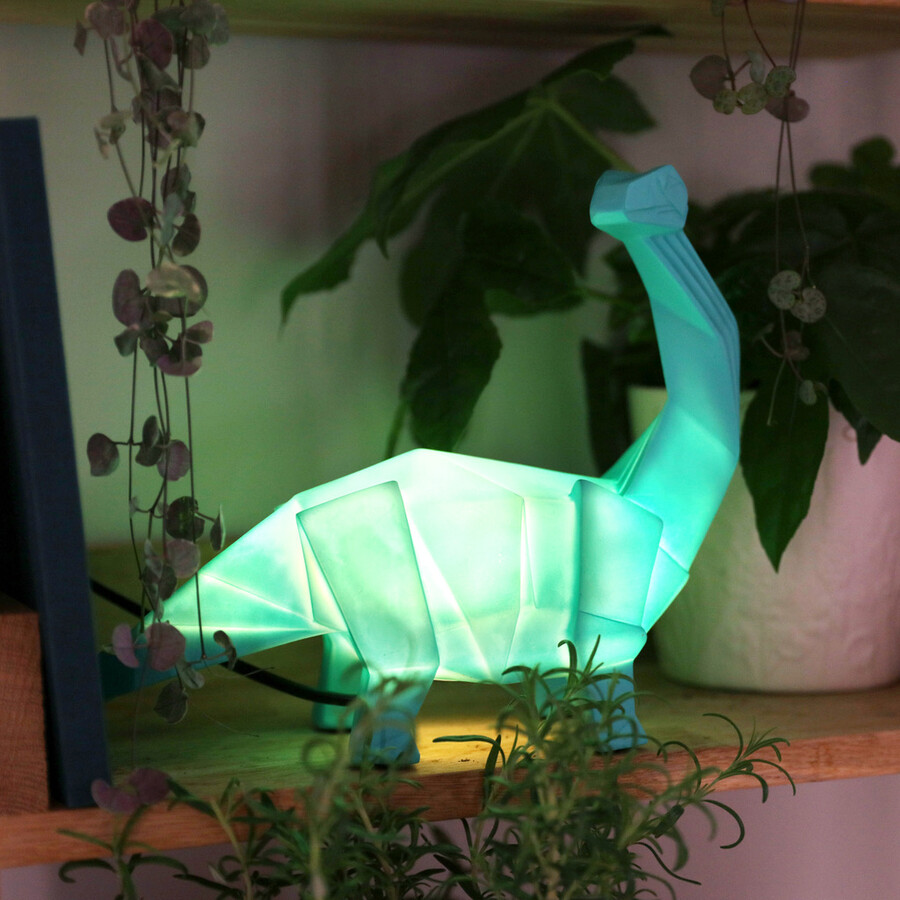 Disaster Designs | Origami Diplodocus Night Light | Lisa Angel