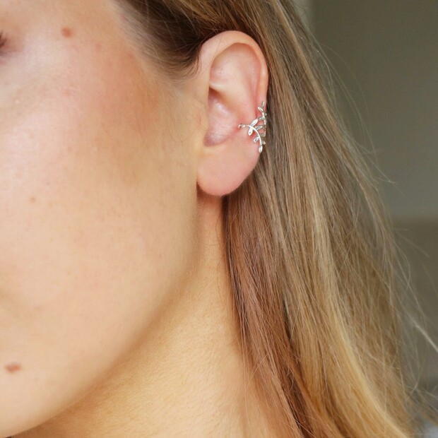 Sterling Silver Fern Ear Cuff | Lisa Angel
