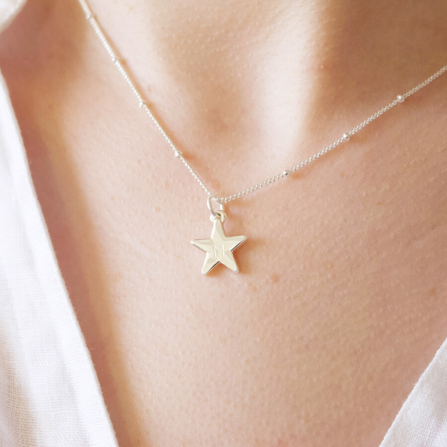 Personalised Star Charm Necklace | Lisa Angel