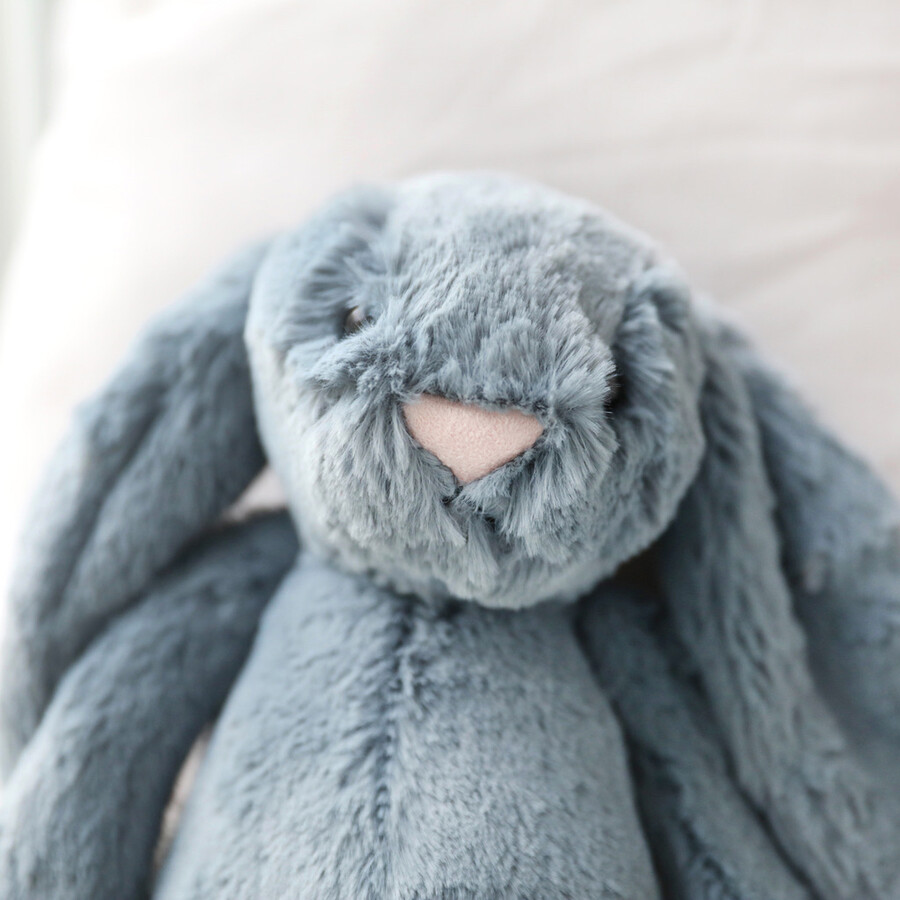 Jellycat | Bashful Medium Dusky Blue Bunny Soft Toy | Lisa Angel