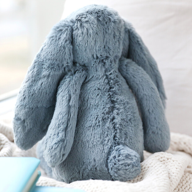 Jellycat | Bashful Medium Dusky Blue Bunny Soft Toy | Lisa Angel