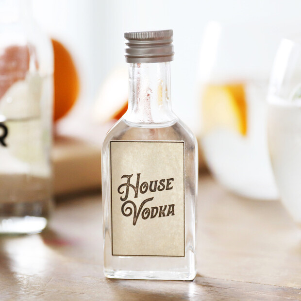 4cl Bottle of House Vodka | Barware | Lisa Angel
