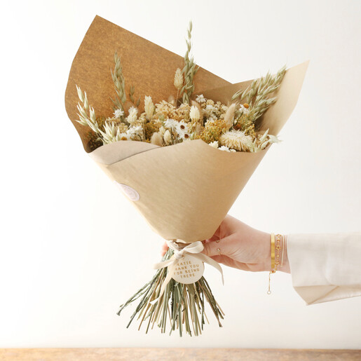 Personalised Token Dried Flower Bouquet | Lisa Angel