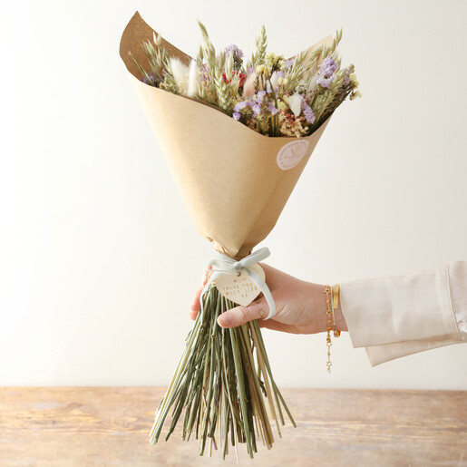 Personalised Token Dried Flower Bouquet | Lisa Angel