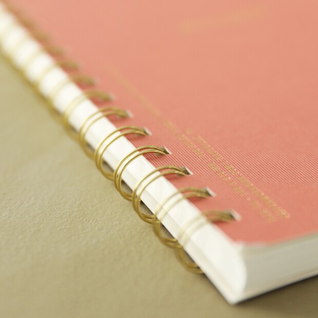 A5 Terracotta Gold Notebook | Designworks Ink | Lisa Angel