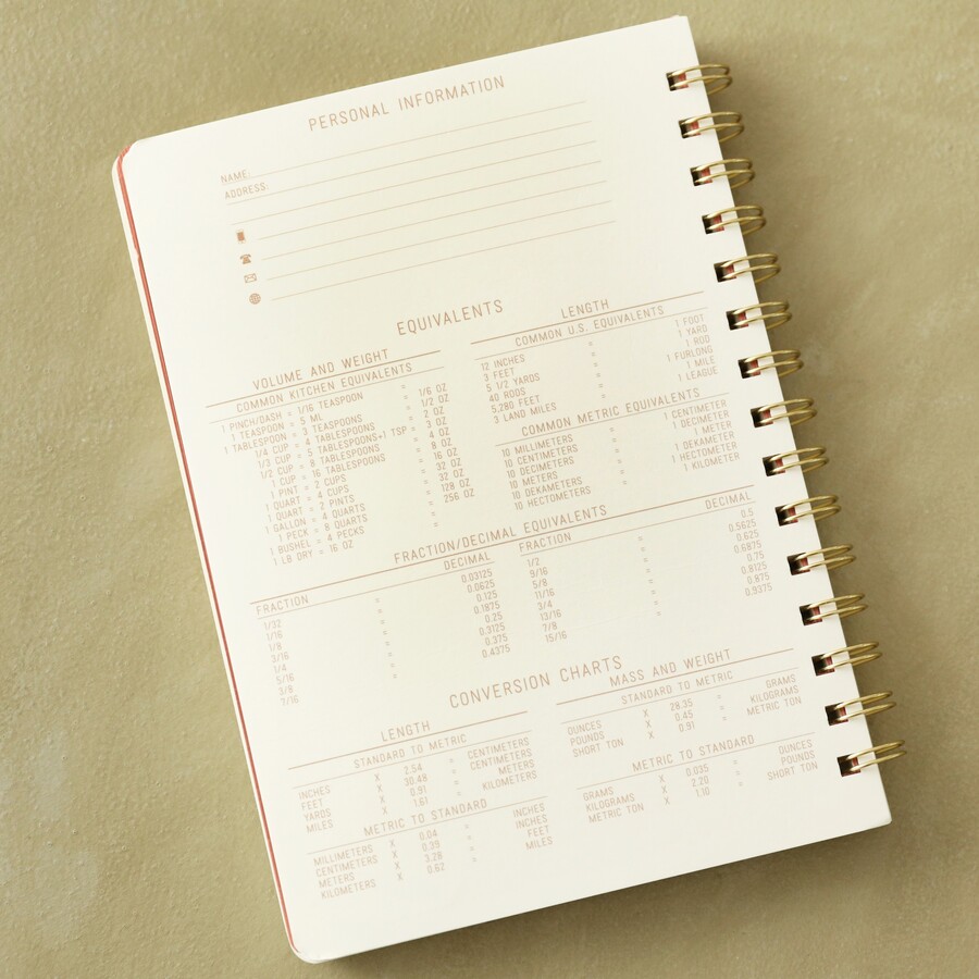 A5 Terracotta Gold Notebook | Designworks Ink | Lisa Angel