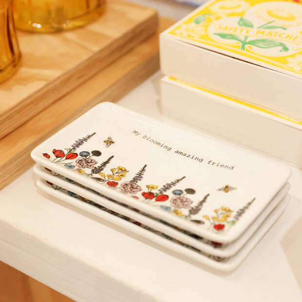 Long Wildflower Amazing Friend Trinket Dish | Lisa Angel