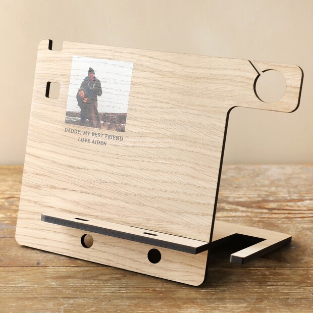 Personalised Photo Wooden Accessory Stand | Lisa Angel