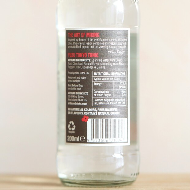 Yuzu Tokyo Tonic | The Artisan Drinks Co. | Lisa Angel