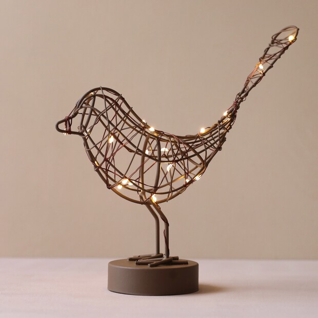 Battery Powered Robin Light Up Decoration | Lisa Angel