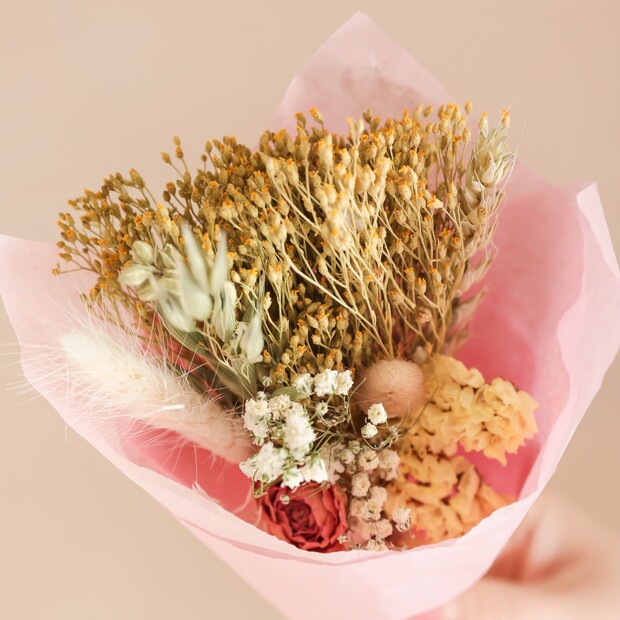 Meaningful Token Dried Flower Posy | Lisa Angel