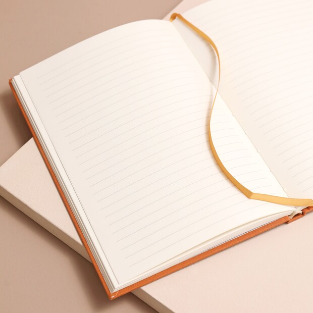 Orange Bee Fabric Notebook | Lisa Angel