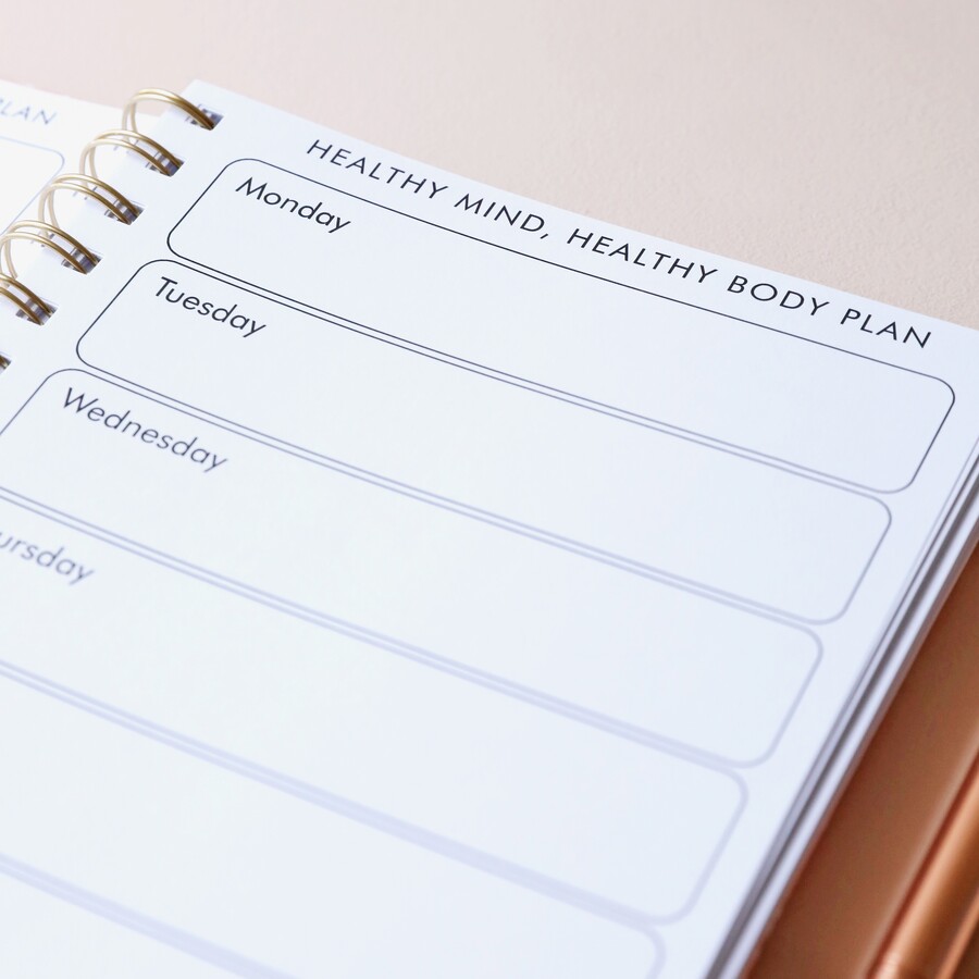 Pink Floral Positivity Planner | Lisa Angel