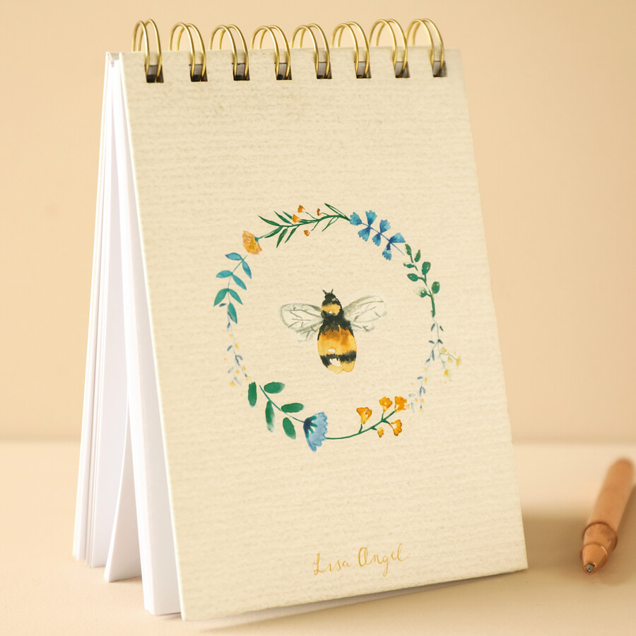 Small Bee Notebook | Homeware | Lisa Angel