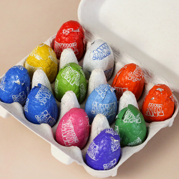 Box of Mini Easter Eggs | Tony's Chocolonely | Lisa Angel
