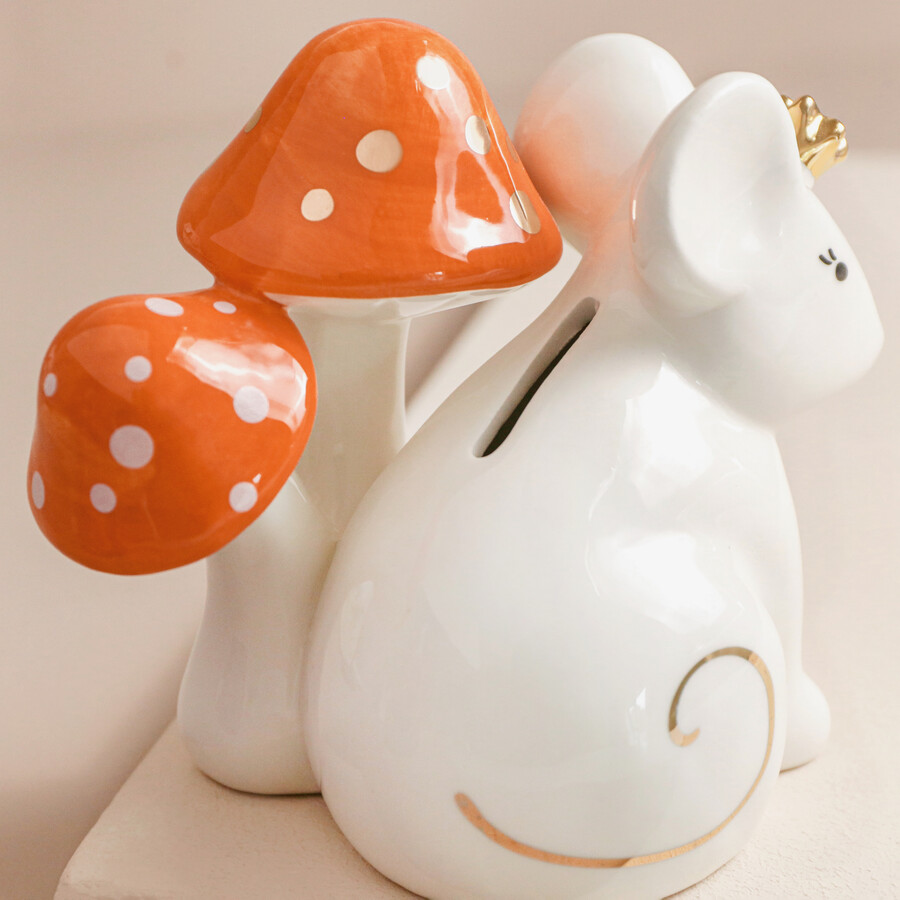Secret Garden Mouse Money Box | House of Disaster | Lisa Angel