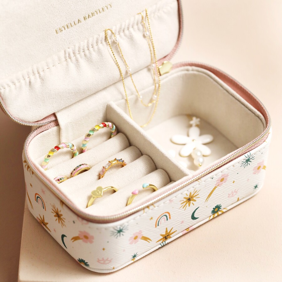 Mini Cream Jewellery Box | Estella Bartlett | Lisa Angel