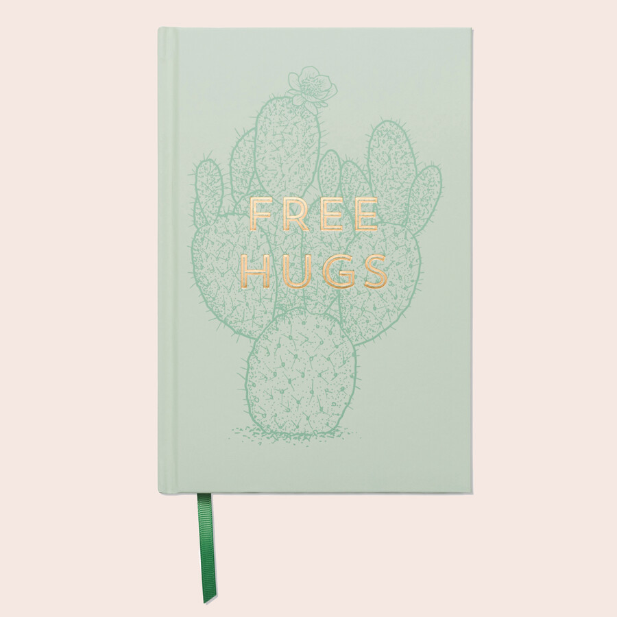 Free Hugs Lined Notebook | Designworks Ink | Lisa Angel