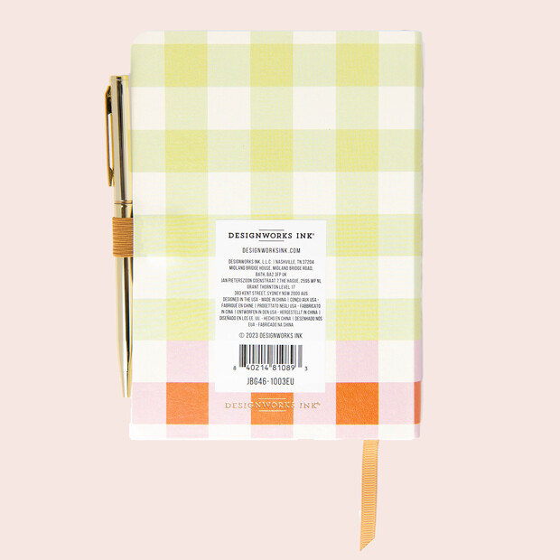 Gingham Gratitude Journal | Designworks Ink | Lisa Angel
