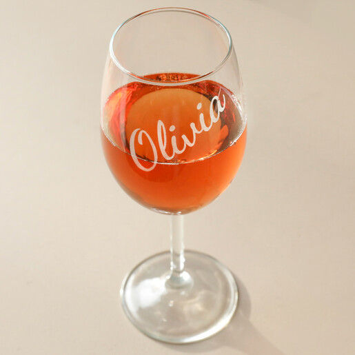 Personalised Wine Glass with Name | Lisa Angel