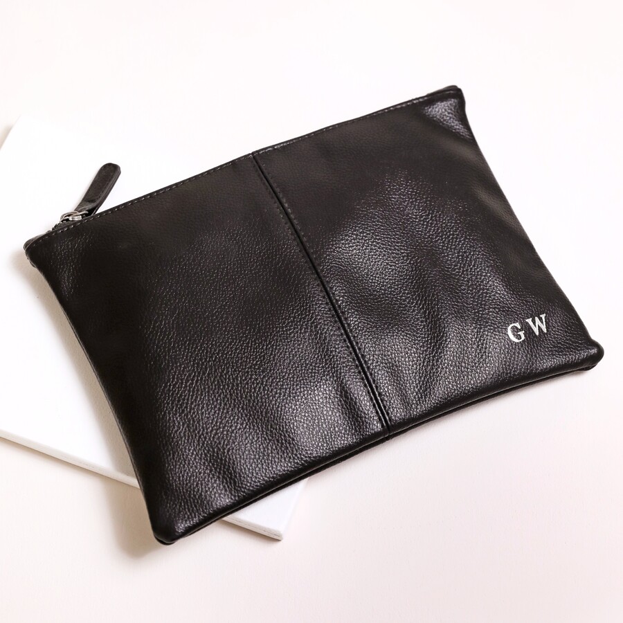 Men's Personalised Initials Travel Wash Bag | Lisa Angel