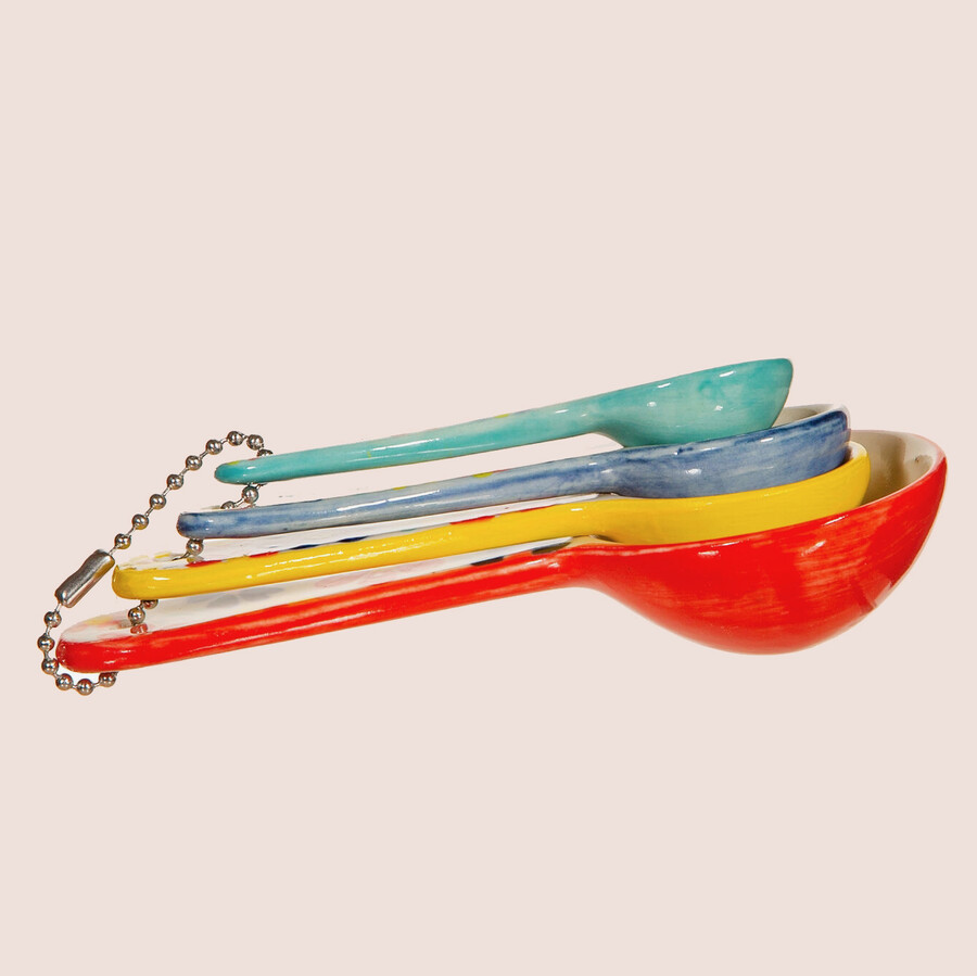 Floral Measuring Spoons | Kitchen | Sass & Belle | Lisa Angel