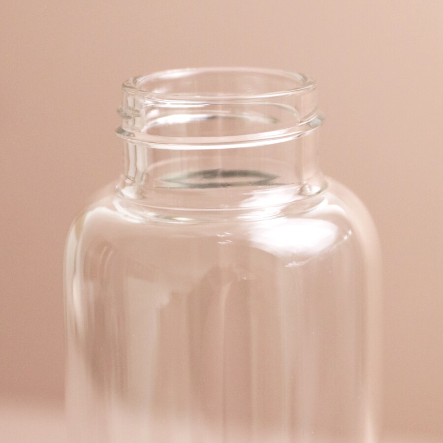 Rose Quartz Purifying Glass Water Bottle | Lisa Angel