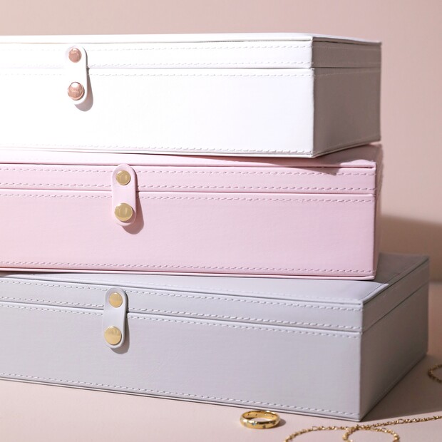 Large Pink Jewellery Box | Jewellery Storage | Lisa Angel