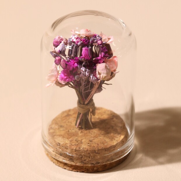 Mini Dried Flower Glass Dome | Lisa Angel