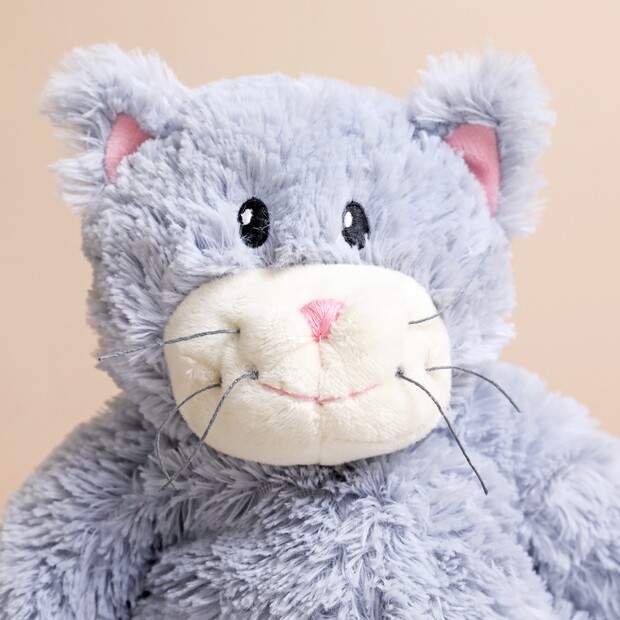 Microwaveable Blue Cat Soft Toy | Warmies | Lisa Angel
