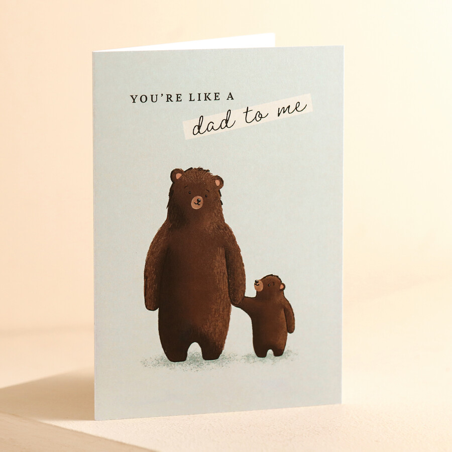 You're Like a Dad to Me Father's Day Card | Lisa Angel