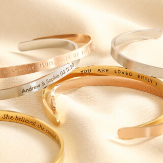 Personalised Bracelets & Bangles | Lisa Angel UK