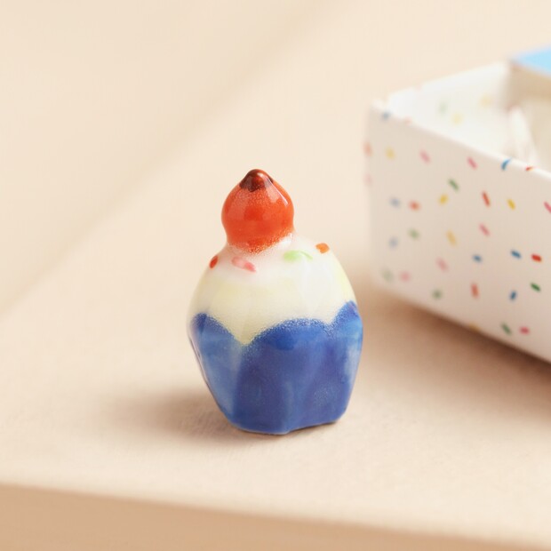 Tiny Matchbox Ceramic Birthday Cake Token | Lisa Angel