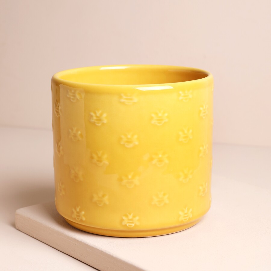 Arley Yellow Bee Planter | Homeware | Ivyline | Lisa Angel