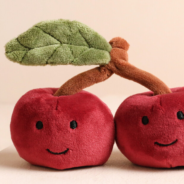Fabulous Fruit Cherry Soft Toy | Children's | Jellycat | Lisa Angel